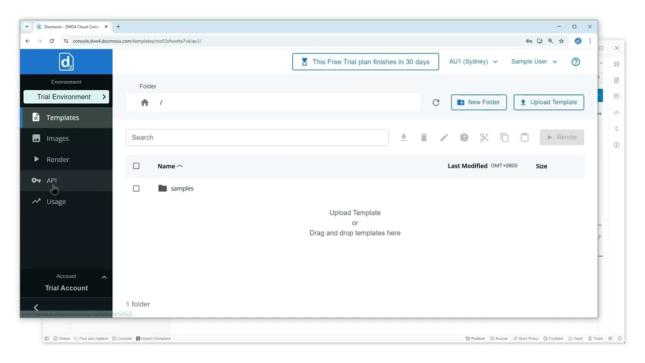 Docmosis - Getting Started with Cloud API