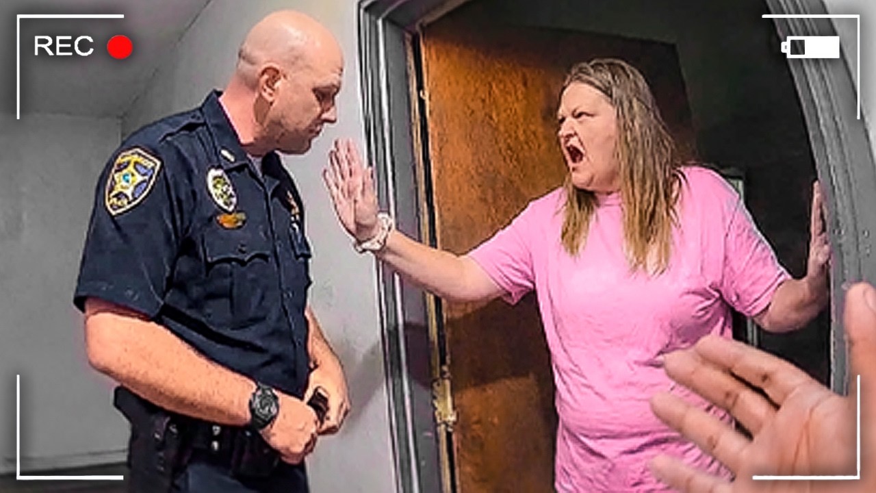 Police Turn Pale When They Catch This Evil Mother On Bodycam