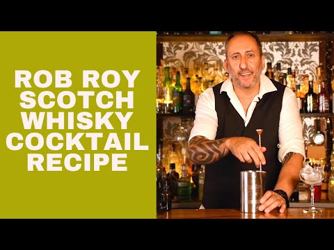 Rob Roy Cocktail Recipe /Let's Talk Drinks