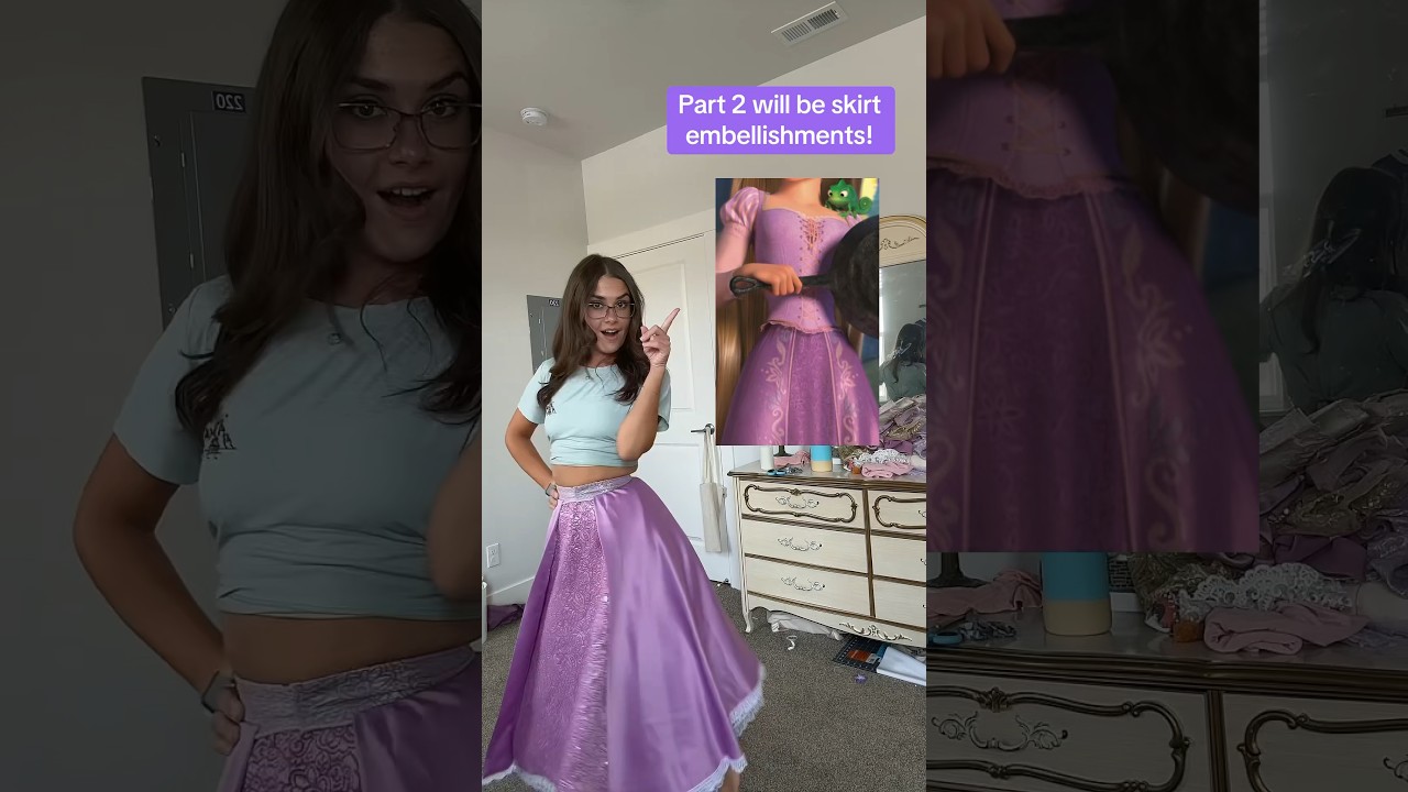 Making Rapunzel’s dress from Tangled! Pt. 1: the skirt base!