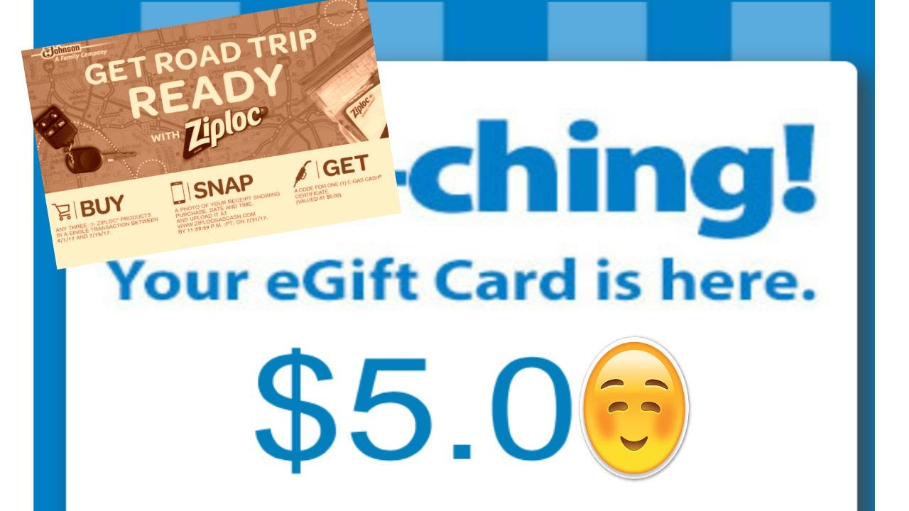 How to transfer your Ziploc gas card to a Walmart gift card