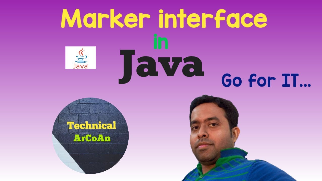 Marker interface in Java Language | marker interface | Java Tutorial for Beginners