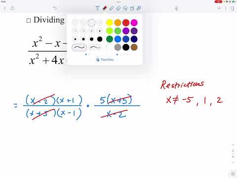 [Alg2] Operations with Rational Expressions REVIEW