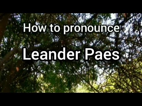 How to Pronounce Leander Paes