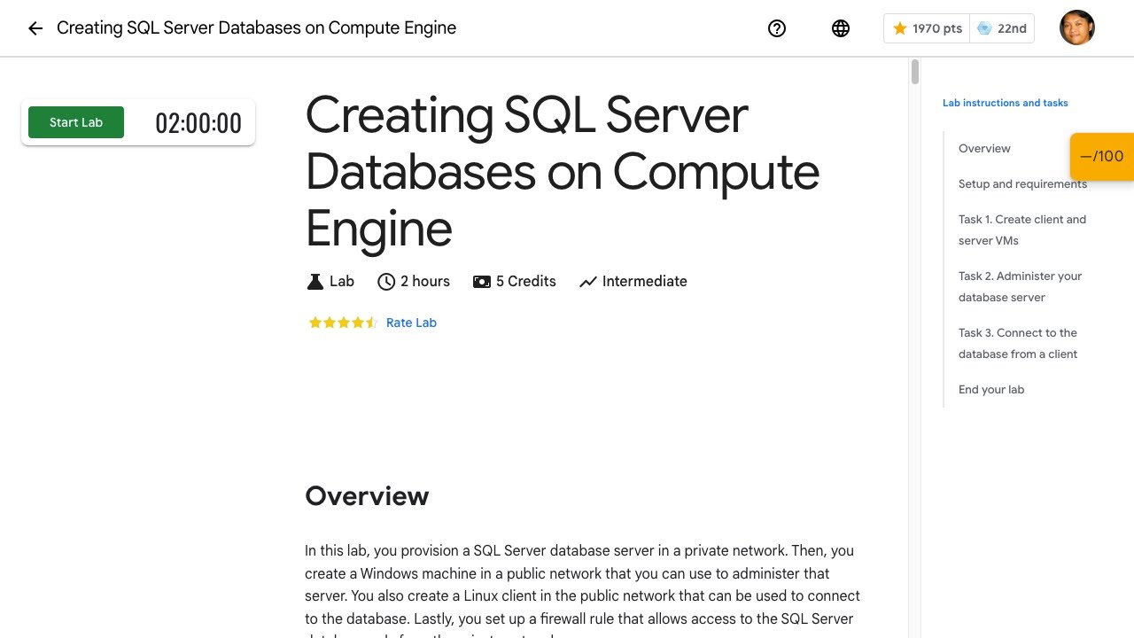 Creating SQL Server Databases on Compute Engine