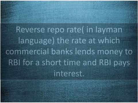 What Is Meaning Of Reverse Repo Rate