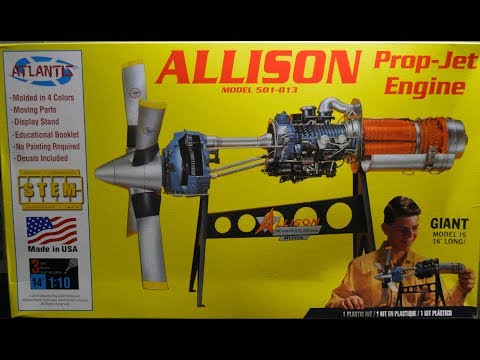 Atlantis Allison Prop Jet Engine Part 1 – www.ebajet.com