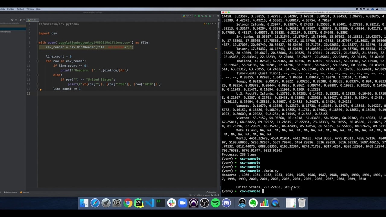 3.5 different ways to parse CSV files using Python