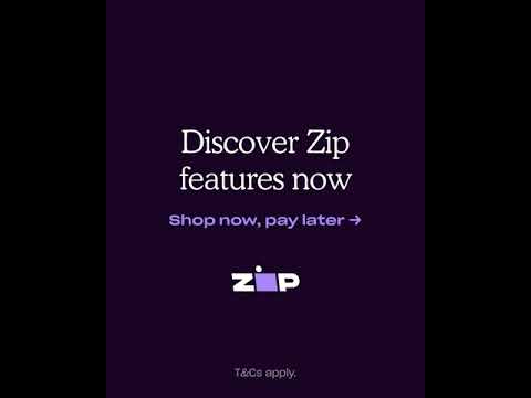 Shop instore with the Zip app and get 6 weeks to pay, interest free.