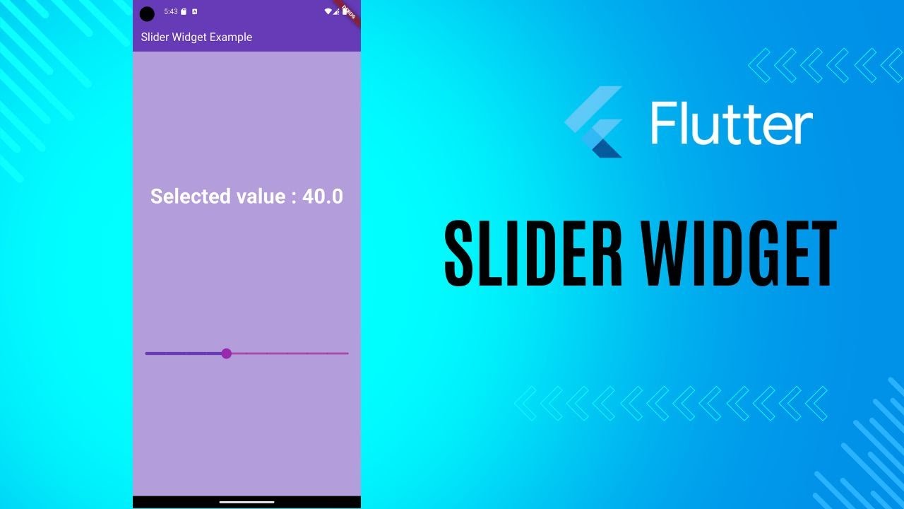 Slider Widget Flutter Widget - Code With Examples