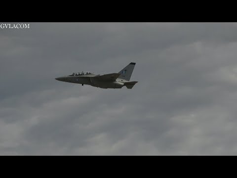 Hellenic Air Force T-6A and Leonardo M-346 departure Athens Flying Week 2023