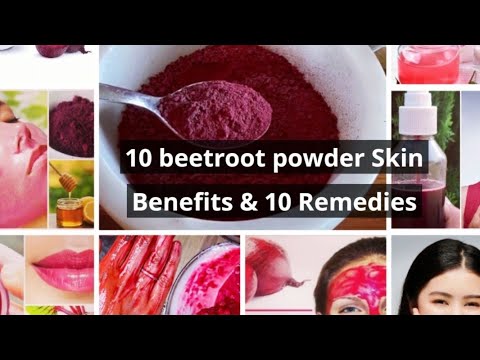 10 beetroot powder Skin Benefits & 10 Remedies #shortvideo