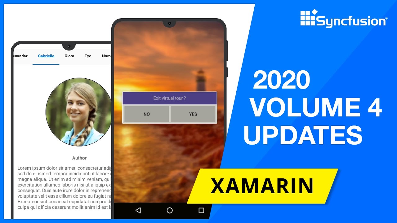 Syncfusion Xamarin Updates—2020 Volume 4