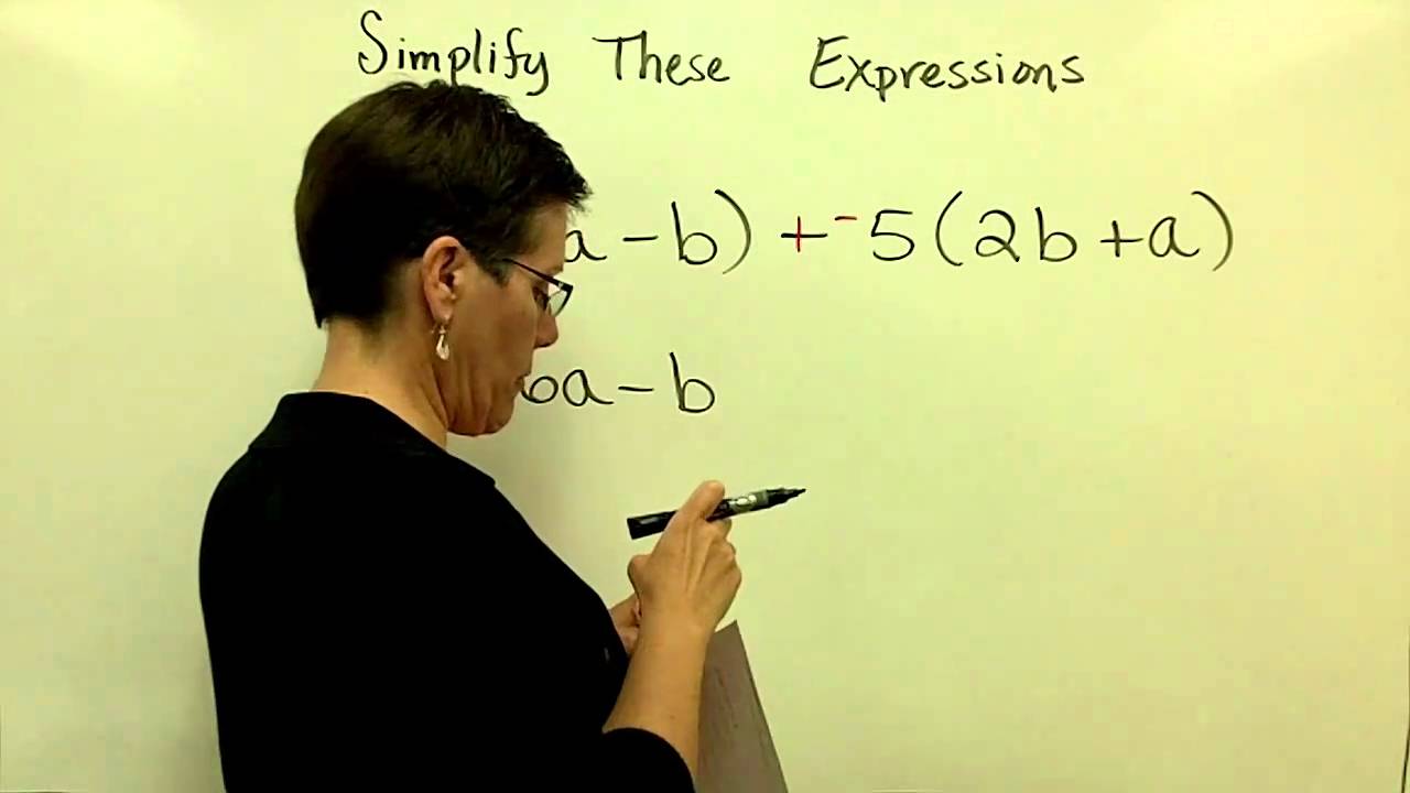 13 - Introductory Algebra - Simiplify Algebraic Expressions