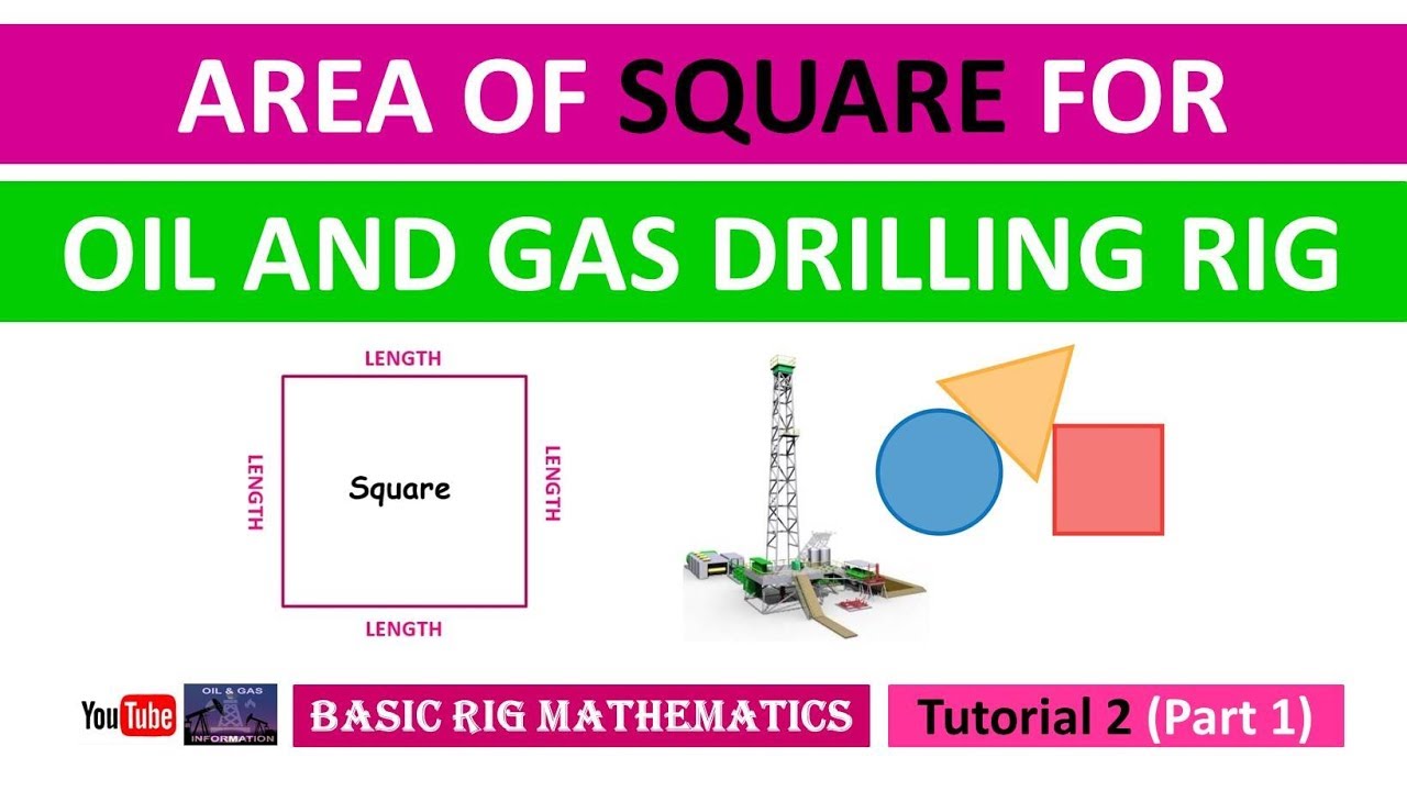Area of Square | Basic Rig Mathematics | Tutorial 2 | Part 1