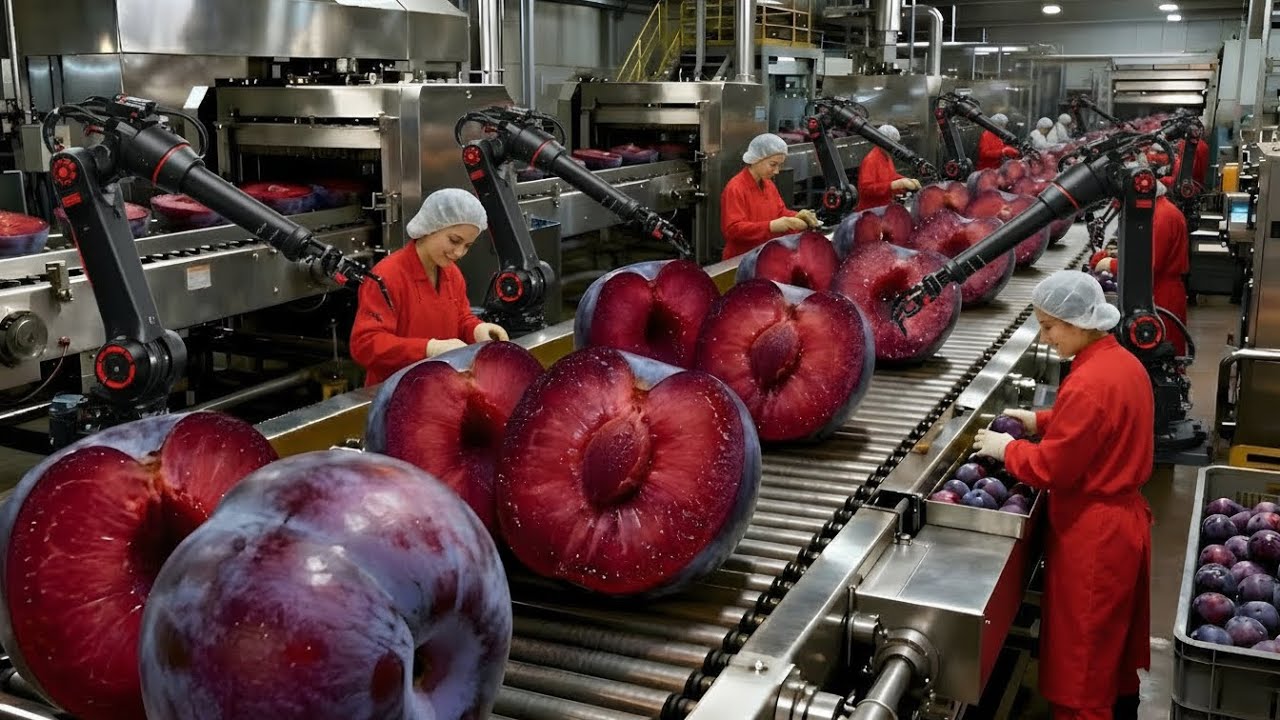 Inside a Massive PRUNE Factory || Full Process