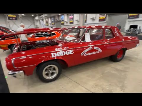 Ray Skillman collection at Mecum Indy drag cars from the past #mecumindy 😎
