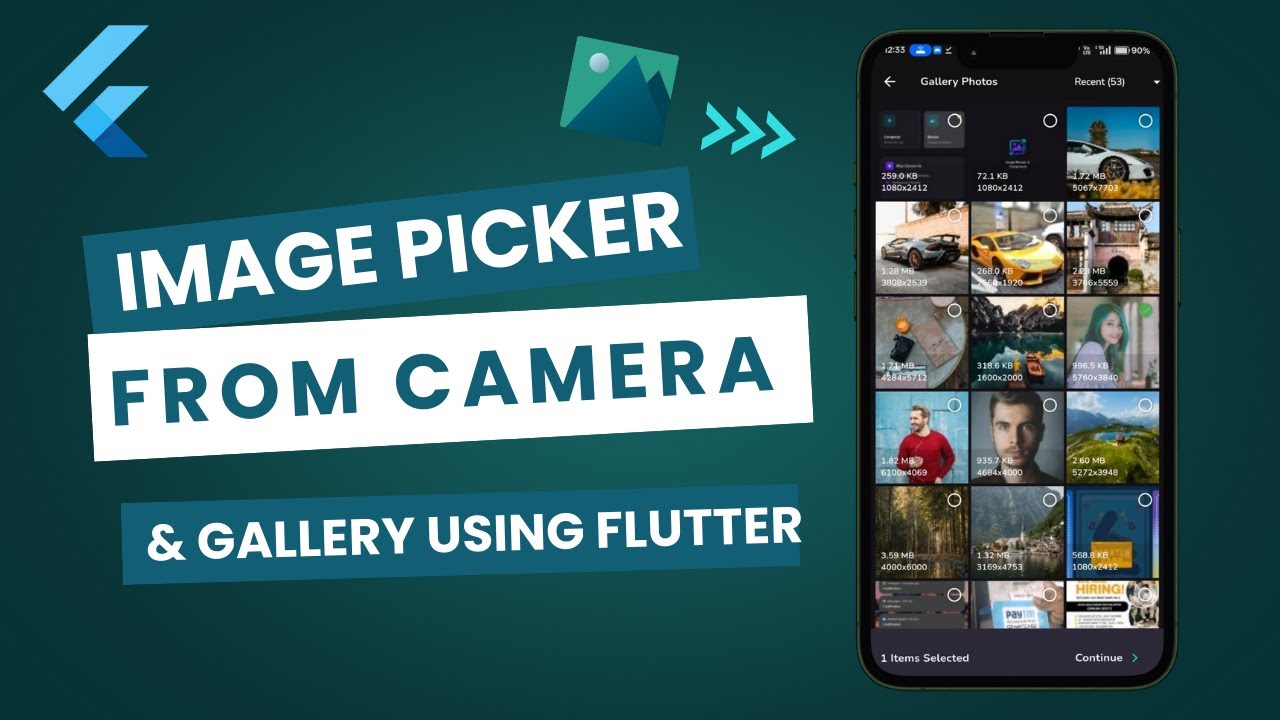 Flutter Image Picker Tutorial: Capture, Select & Preview Multiple Images (Gallery & Camera)