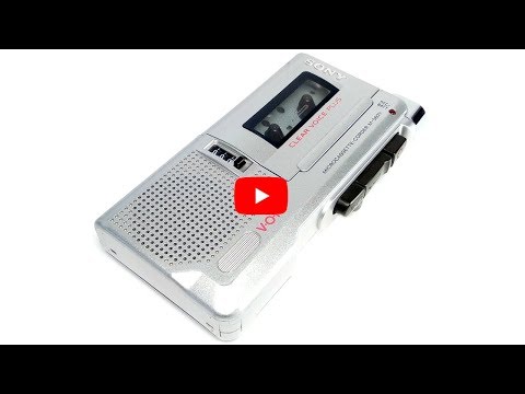 Sony M-560V Handheld Microcassette Voice Recorder Clear Voice Plus VOR