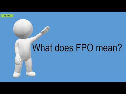 What Does FPO Mean?