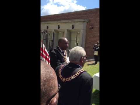Prince Hall Grand Lodge of DC Re-dedicates Boundary Stone of DC
