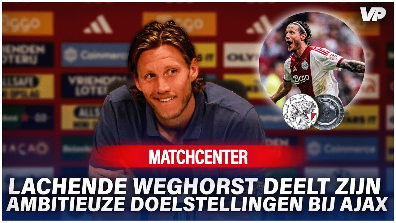 Weghorst lacht om vraag over Ajax-doelstelling: "Wat denk je zelf?"