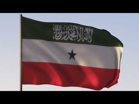Somaliland Flag | ROYALTY FREE [4K] 20 SEC LOOP
