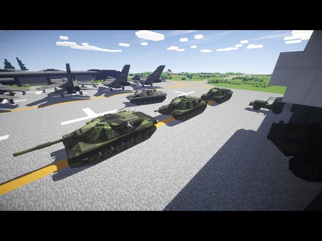 Mcheli addon: KPz 70 main battle tank Minecraft Mod