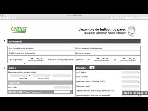 Bulletin de paie