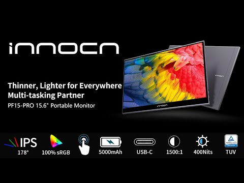 INNOCN Portable Monitor Touchscreen for Laptop 15 6 FHD 1080P HDMI External Display