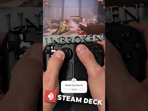 Would You Play It? Unbroken running on #steamdesk #gaming #steamnextfest