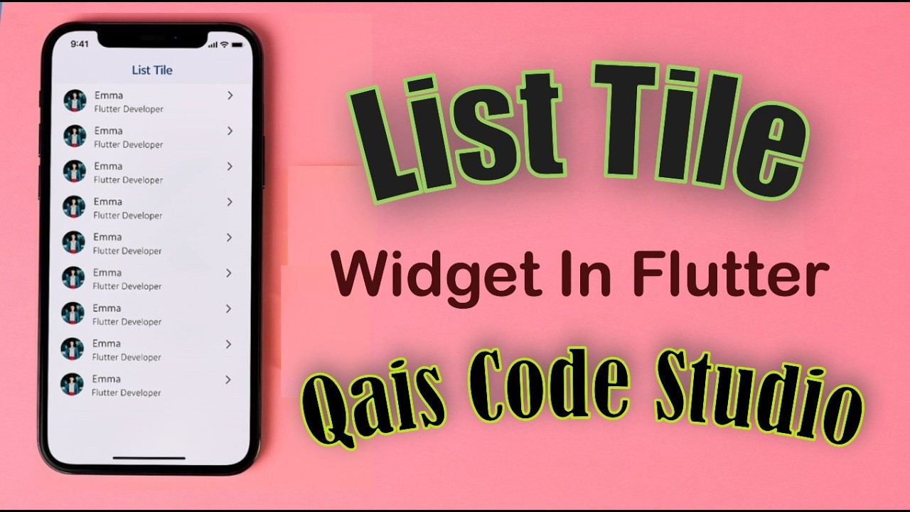 Flutter ListTile Widget Explained | From Basics to Advanced with All Properties (Full Guide)