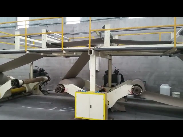 Automatic 5 Ply Corrugated Board Production Line - 1800 5 Ply Automatic ...