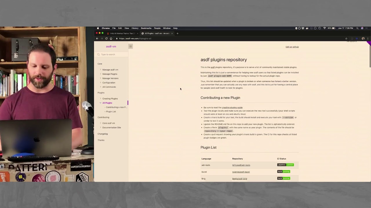 asdf version management with Aaron Milam