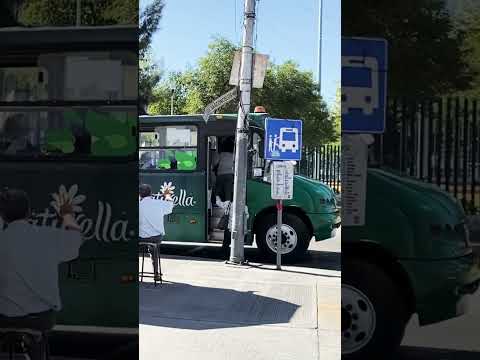 Daily life in Mexico City at Chapultepec Bus and Metro station