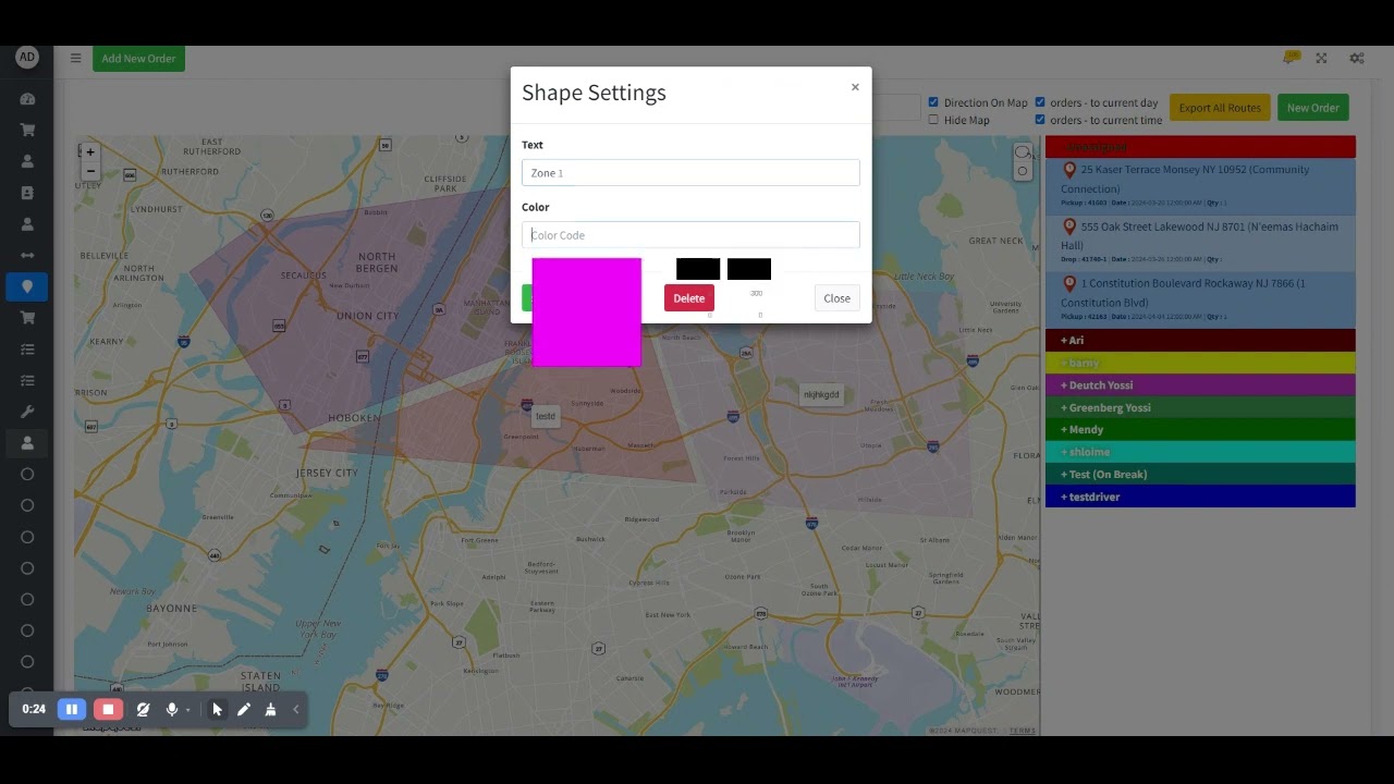 Zones Setup - Carrier Direct Transportation Management Dispatch Tutorial