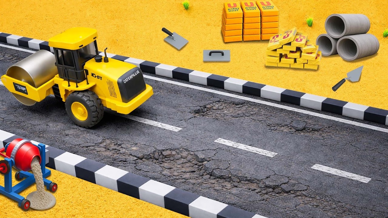 DIY Science Project Mini Water Well - Building a Heart Pool with Pump