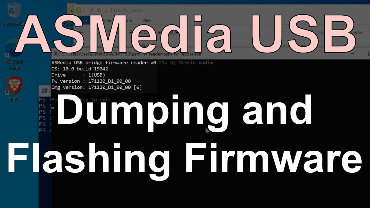 ASMedia Dumping And Flashing USB SSD HDD Drive Adapters - MPTOOL