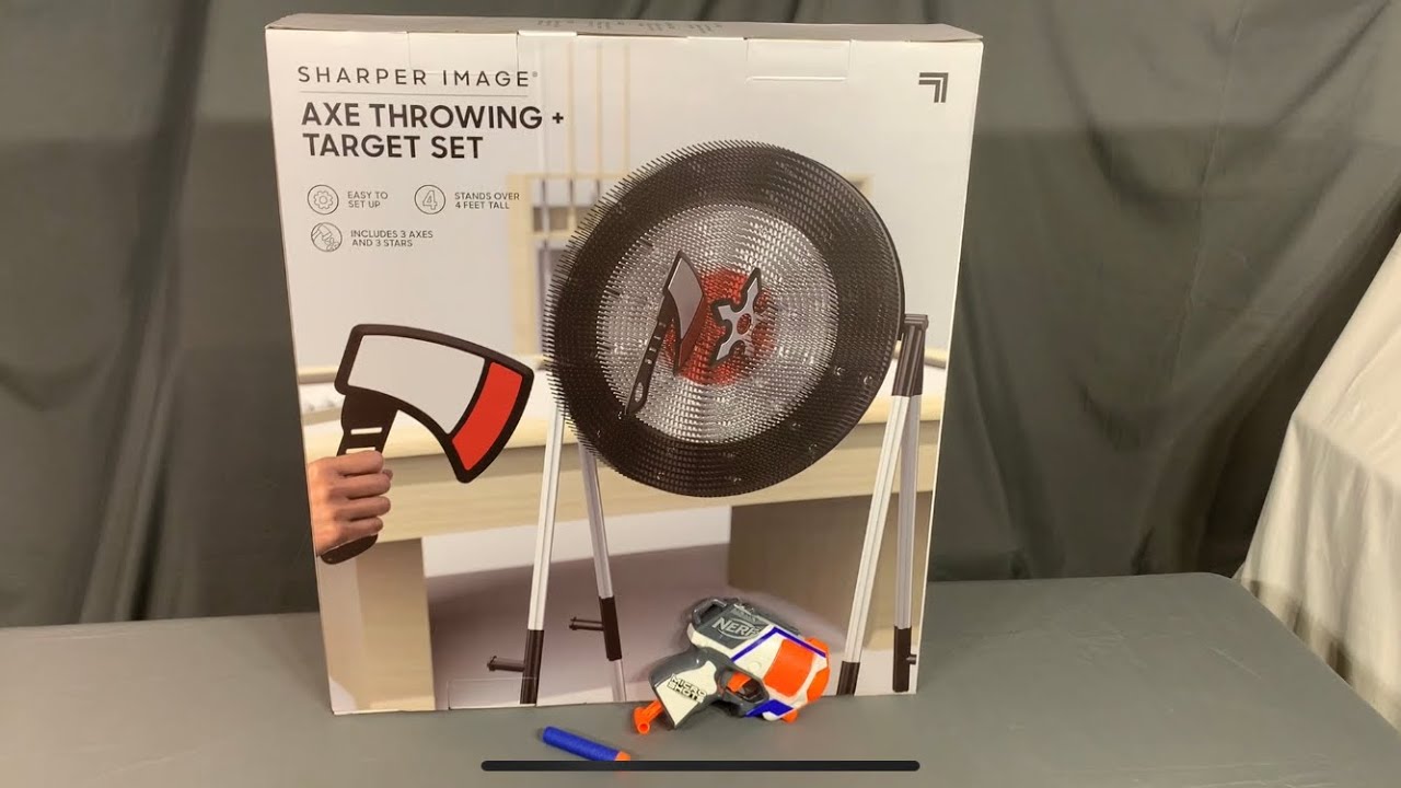 Nerf and Axe Throwing Target Set
