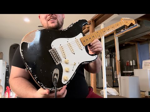 MJT Stratocaster w/ Lollar Blonde Pickups, Soft V Maple Neck, | Reverb