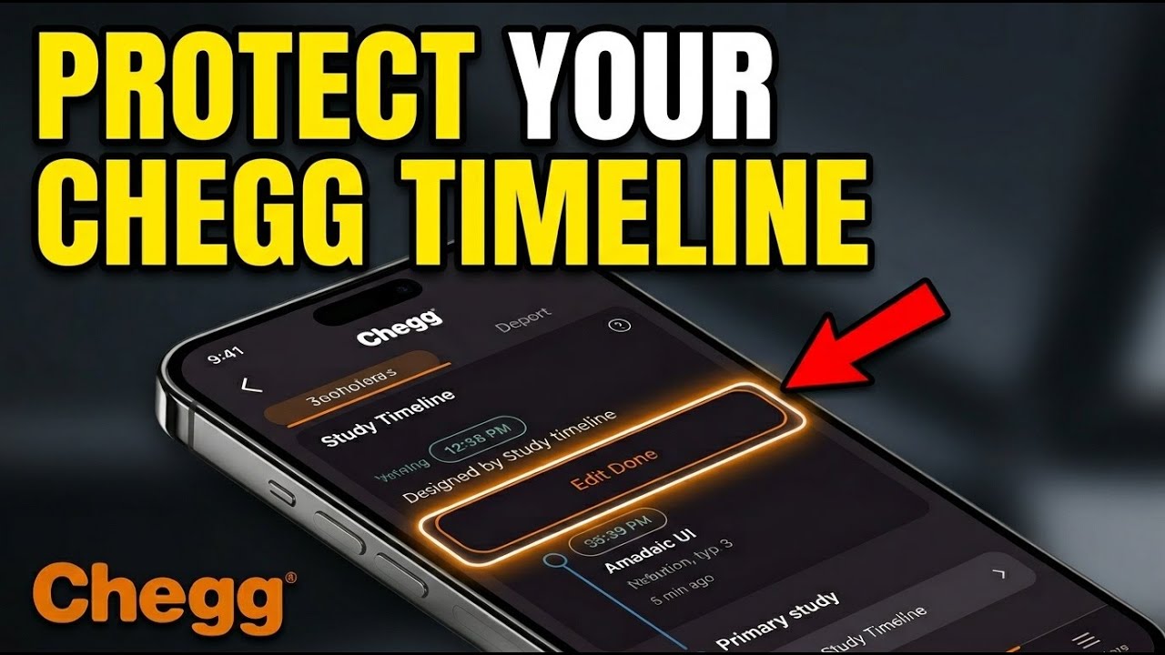 Cómo proteger tu cronograma de estudio con Chegg - Tutorial sencillo