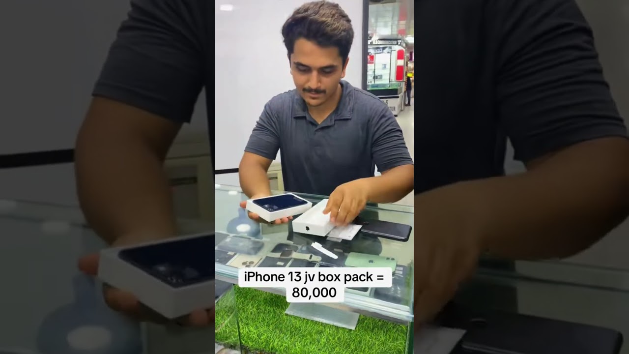 Iphone 13 Jv Box Pack 80000/- #satisfying #customer #iphone #1million #1millionsubscribers #100k