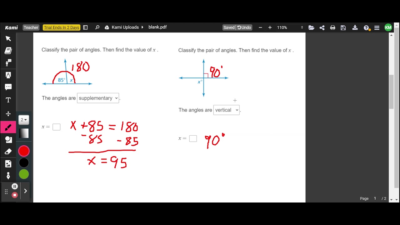 finding unknown angle measures.pdf