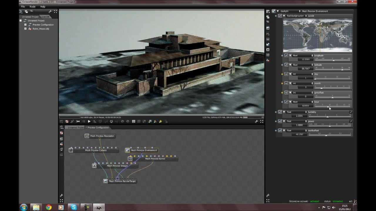 Mini tutorial Octane render - parte 1