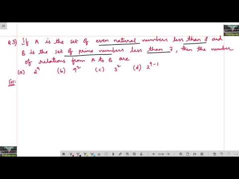 If A is the set of even natural numbers less than 8 and B is the set of prime numbers less than7/NTA