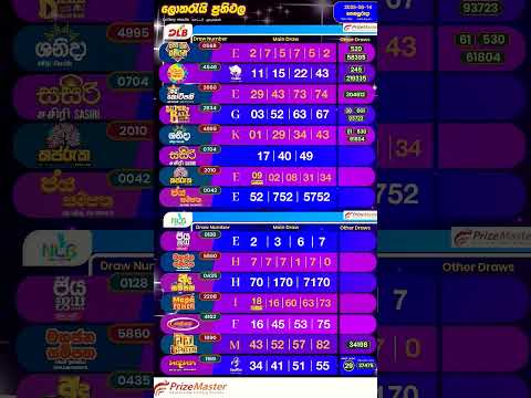 ලොතරැයි ප්රතිඵල 🎉️ 2025/06/14 #lottery #results #dlb #nlb #ලොතැරැයිදිනුම්අංක #ලොතරයි_ප්රතිඵල_