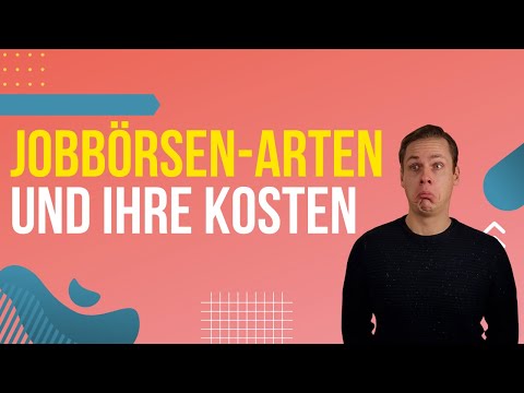 Welche Jobbörsenarten gibt es?