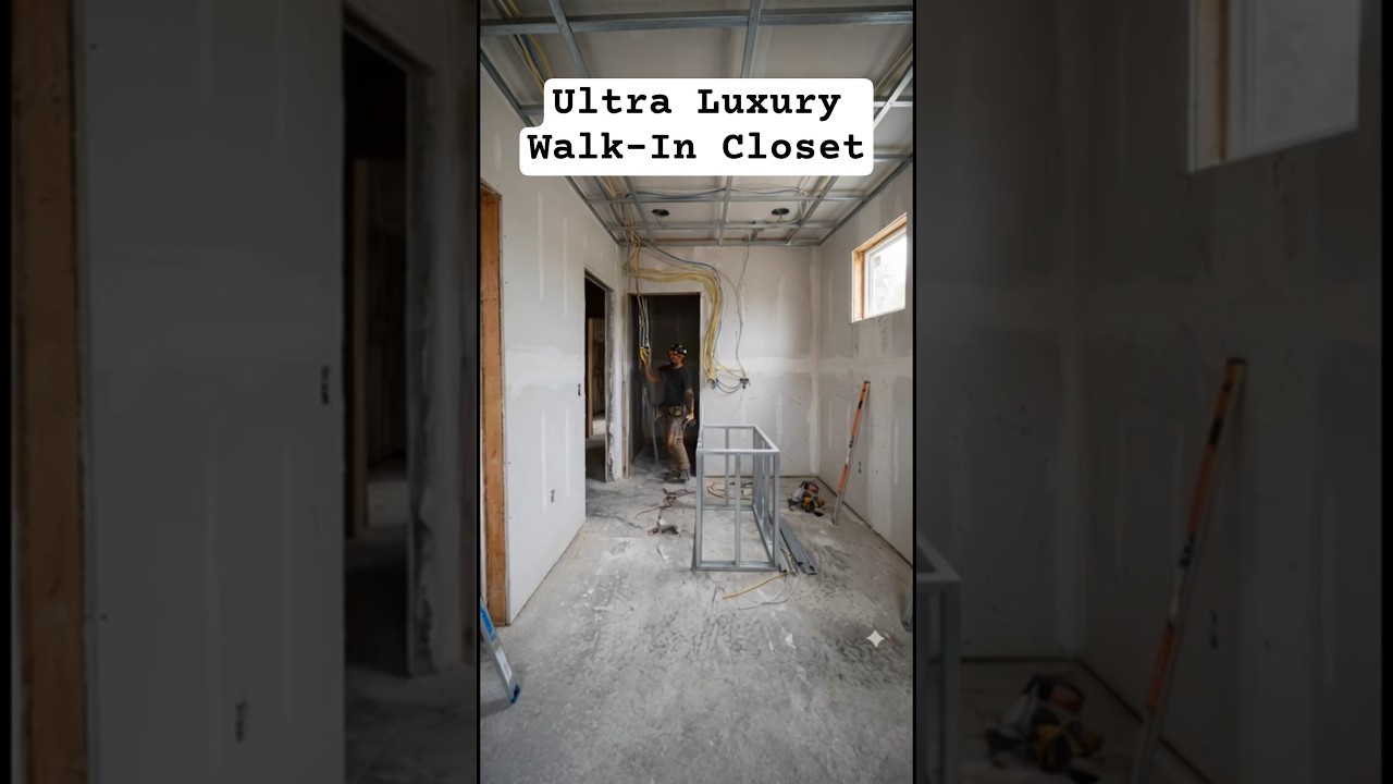 Ultra Luxury Walk-In Closet #beforeandafter #home #interiordesign #fypシ #yt #tinyhouse #interiordesi