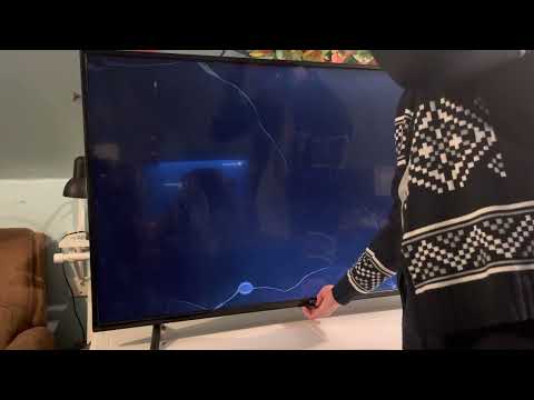 Broken LED panel on a TCL 55S401