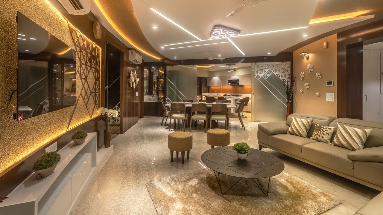 #Luxury #4BHK RiversideTrendy #Apartment By #PrashantParmarArchitect Lilamani Rivervalley One A'bad